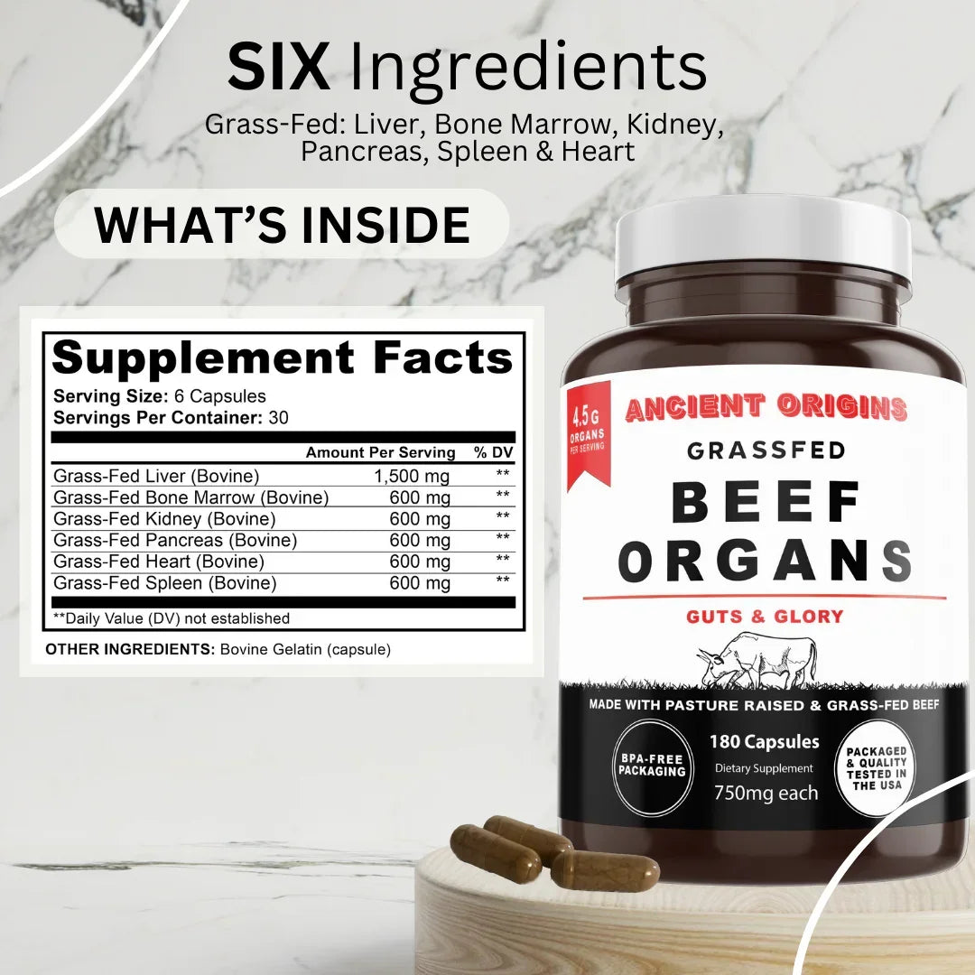 Ancient Origins Grass Fed Beef Organs – Ancient Origins Supplements